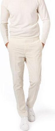 HUGO BOSS Herren Chino weiß Baumwolle