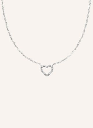 VEYNOU Veynou Halskette Herz Aus 14kt. Wei&szlig;gold Und Diamanten silber