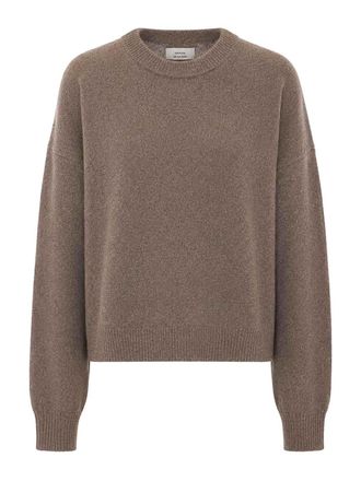 Loulou Studio Pull Col Rond - Beige