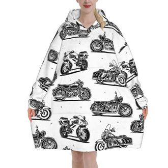 Generic Sweat &agrave; capuche vintage en forme de pieuvre pour femmes et hommes adultes surdimensionn&eacute;s pour une couverture douce et chaude