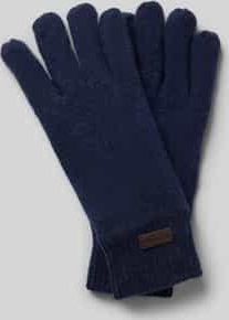Barbour Handschuhe aus Woll-Mix mit Rippb&uuml;ndchen
