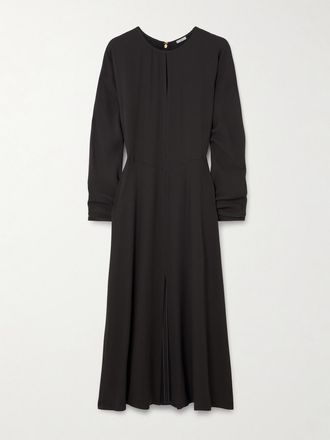 Joseph Hills Midikleid Aus Cr&ecirc;pe - Braun