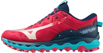 Mizuno Damen Wave Mujin 9 Running, Jazzy Bopal Bluebird, 40 EU