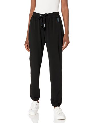 Juicy Couture Damen Neuheit Tip Jogger Lässige Hose, Tiefschwarz, X-Groß