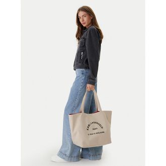 Karl Lagerfeld Handtasche KARL LAGERFELD A1W50006 Beige