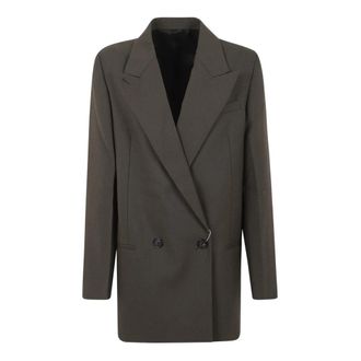 Toteme Shield Blazer - - Jackets - Damen - Gr&uuml;n - S