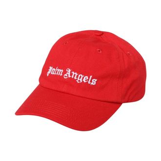 Palm Angels Homme, Accessoires, Rouge, Taille: ONE Size Casquette Élégante