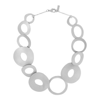 Dansk Copenhagen Femme, Accessoires, Gris, Taille: ONE Size Collier Cercle Nordique