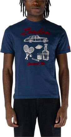 MC2 Saint Barth Homme, Tops, Bleu, Taille: XL T-shirt Arnott