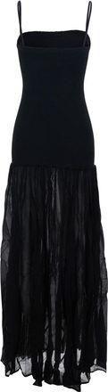 Hunza G Womens Long Dress Hybrid Black
