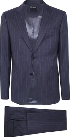 Ermenegildo Zegna Suit Striped Z Luxury Tailoring