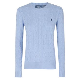 Polo Ralph Lauren Femme, Pulls, Bleu, Taille: 42 FR Julianna Pull &agrave; Manches Longues