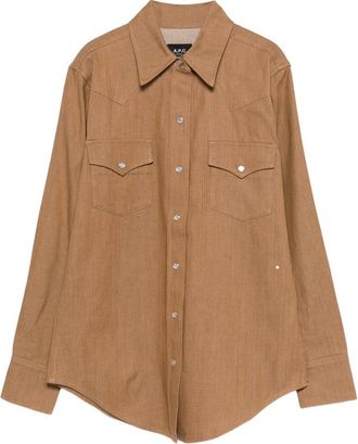 A.P.C. A. p.c. Chest-pocket Buttoned Shirt