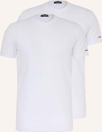Dsquared2 2er-Pack T-Shirts weiss