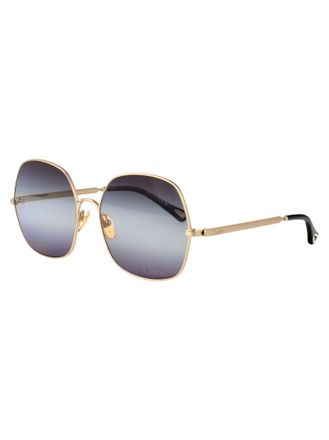 Chlo&eacute; Womens Sunglasses Ch0282s Gold-Grey Metal Gold-Gold-Grey Gold/gold/grey