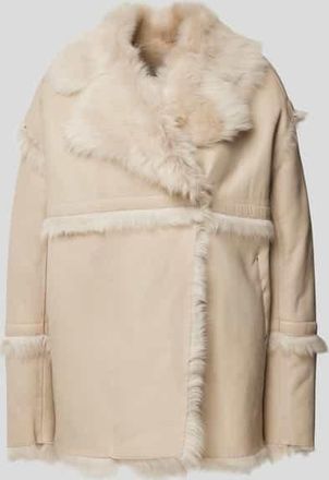 Iro Lederjacke mit Fell-Besatz