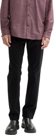 Tom Tailor Herren Josh Regular Slim Hose mit Stretch, 29999 - Black, 33/34