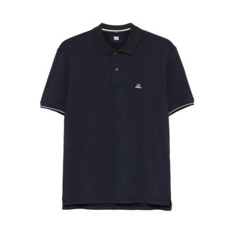 C.P. Company Polo Tacting - - Tops - Herren - Blau - L
