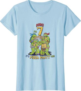 Teenage Mutant Ninja Turtles Im 7 Dude Pizza Birthday T-Shirt