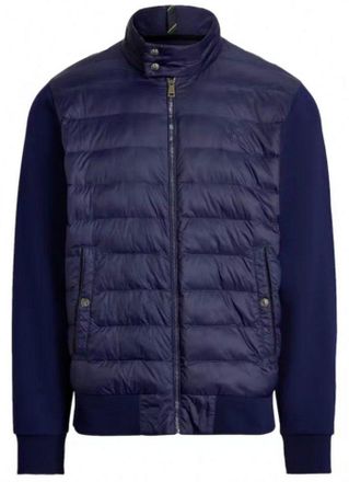 Polo Ralph Lauren Steppjacke Herren Gesteppte Jacke Blouson Bomber Gestepptes Vorderteil Isolierung mit Doppelstrick