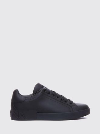 Dolce & Gabbana Baskets Portofino en cuir de veau lisse avec logo