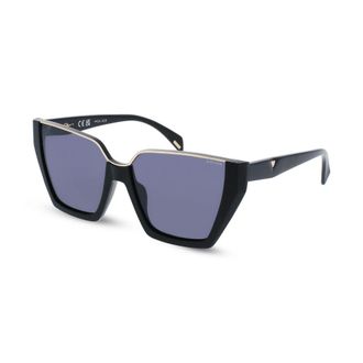 Police Schwarze Acetat Sonnenbrille