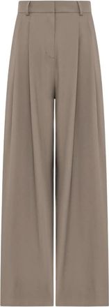 Duno Femme, Pantalons, Beige, Taille: 40 FR Pantalon Large Atessa