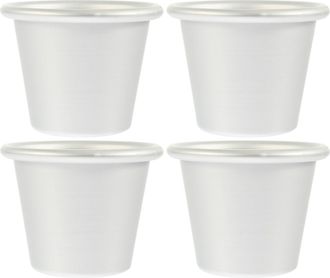 Angoily 4 St&uuml;ck Runde Metall Puddingformen 55mm Durchmesser Antihaftbeschichtet Backformen f&uuml;r Kuchen und Desserts Professionelles Backwerkzeug f&uuml;r Zuhause un