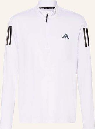 adidas Laufshirt Own The Run Half Zip weiss