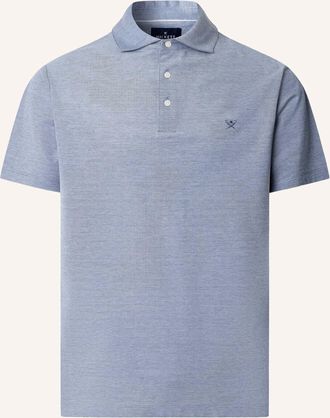 Hackett Poloshirt Oxford Pique Polo Ss blau