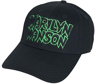 Marilyn Manson Logo - Baseball Cap Casquette Noir