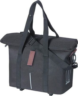 Basil City Fahrradhandtasche Schwarz 39x15x29.5 cm