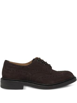 Trickers richelieus Bourton en daim - Marron