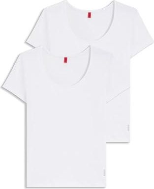 HUGO BOSS Femmes Twin T-Shirt RN Lot de Deux t-Shirts en Coton