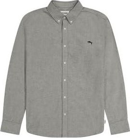 Wrangler T- Shirt Oxford Tricot, Gris, XL Homme