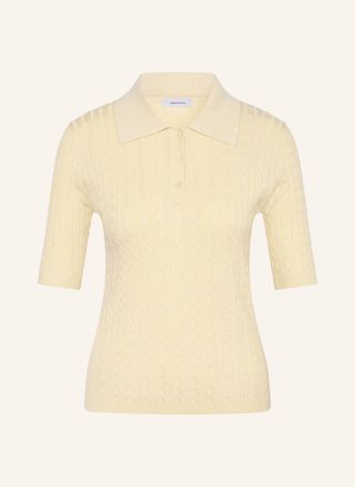 Darling Harbour Darling Harbour Strick-Poloshirt gelb