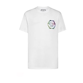 Philipp Plein Wei&szlig;es T-Shirt - - Tops - Herren - Wei&szlig; - S