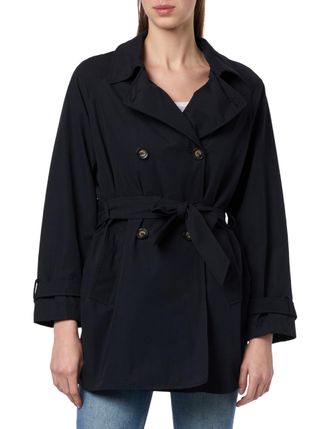 Geox Womens W ILDE Trench Jacket, Sky Captain, 32