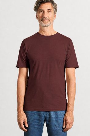 Hempage Hempage Herren vegan T-Shirt Slim Fit Rioja Rot