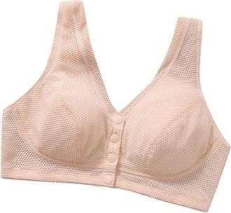 Generic V&ecirc;tements de grossesse grande taille avant boutonn&eacute;s gilets soutien-gorge doux et doux pour la peau confortable, kaki, 42