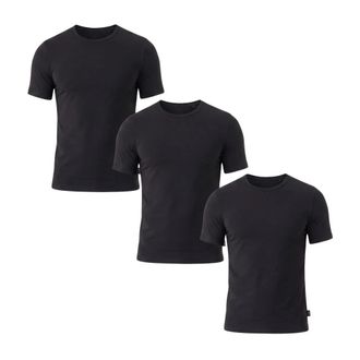 HUGO BOSS T-Shirt RN 3P Bamboo - - Tops - Herren - Schwarzk - M