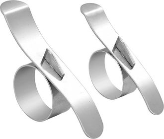 Generic Orangensch&auml;ler, runder Ring, 430 Edelstahl, Orangensch&auml;ler, leicht zu sch&auml;len von Gem&uuml;se und Obst, K&uuml;chenhelfer f&uuml;r Granatapfel, 2 St&uuml;ck, K&uuml;chenhelfer