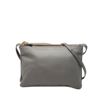 Celine Sac bandouli&egrave;re Trio Pre-owned - Femme - Pre-owned - Gris - Taille: ONE Size