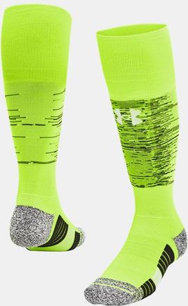 Under Armour Magnetico Kniestrümpfe mit Tasche, unisex High Vis Gelb / Schwarz / Weiß L