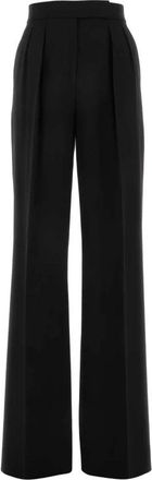 Max Mara Femme, Pantalons, Noir, Taille: 36 FR Karub Wide-leg Pant
