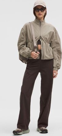 lululemon Daydrift Hose mit geradem Bein und hohem Bund Normale Länge für Frauen - Größe XS in Sequoia