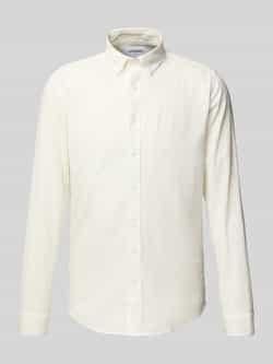 Lindbergh Regular Fit Freizeithemd aus Leinen-Baumwoll-Mix