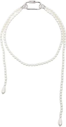 Simone Rocha Femme, Accessoires, Blanc, Taille: ONE Size Fragment Carabiner Necklace