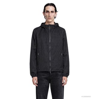 Fendi Printed Hooded Jacket