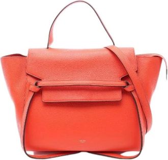 Celine Pre-owned Sac banane Mini en cuir - Femme - Pre-owned - Rouge - Taille: ONE Size